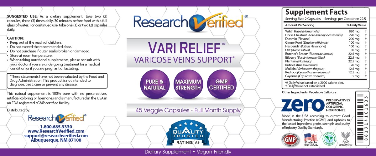 Research Verified Vari Relief - A Top Quality Product